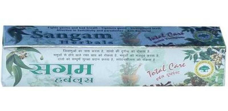 Sangam Herbals аюрведическая зубная паста на 11 травах 100 г