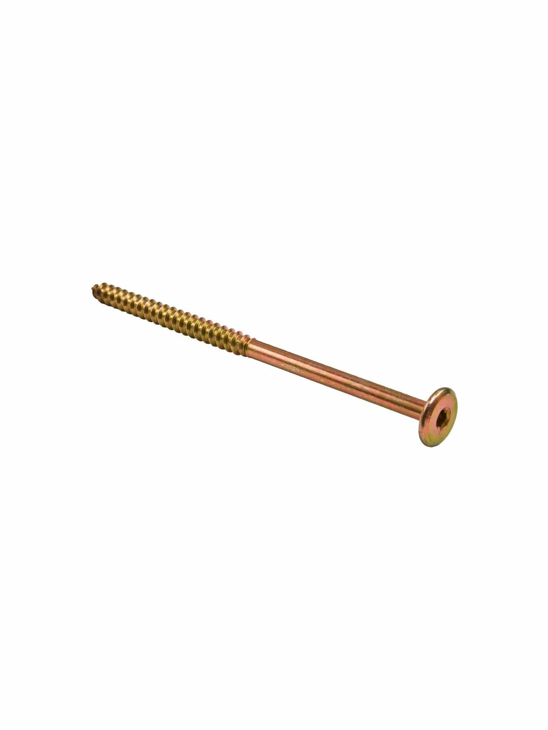 Шуруп для дерева 6,3*90 жёлтый цинк, 20 шт.