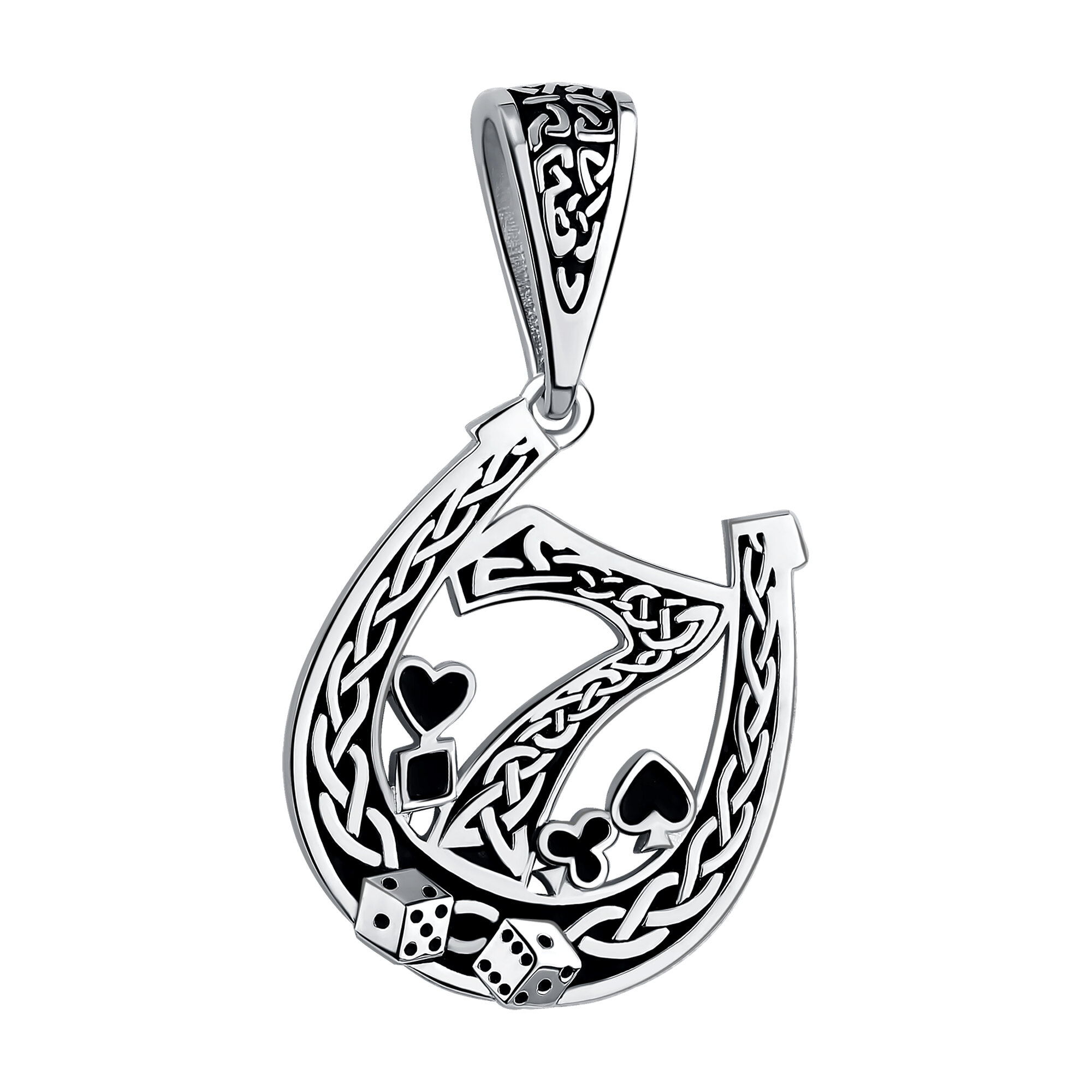 Подвеска, серебро, 925 проба, родирование