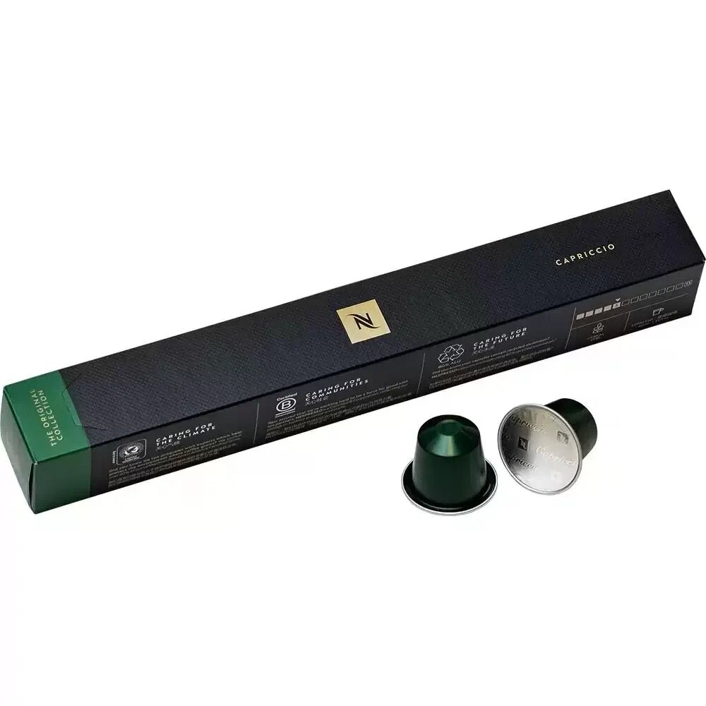 Кофе в капсулах Nespresso Original Capriccio, интенсивность 5, 1 упаковка, 10 капсул
