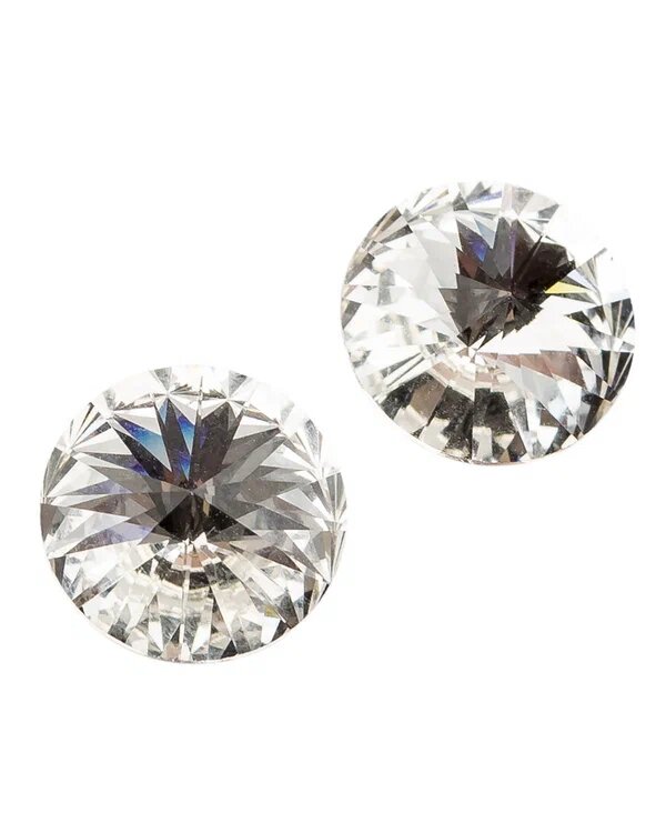 Набор камней/ риволи Swarovski CRY, для украшений, круглые, 12 мм, 3 шт