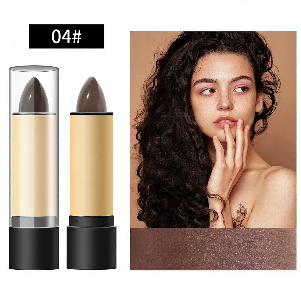 Hair Color Touch-Up Stick Disposable Hair Dye Pen Instant Gray Root Coverage Temporary Hair Color Cream, Multi-color, 7.3cm*1.8cm, 1 X Hair Color Pen, Plastic, Unisex