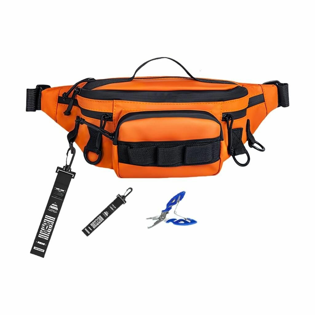 Водонепроницаемая поясная рыболовная сумка, Счастливый апельсин - Набор плоскогубцев Luya