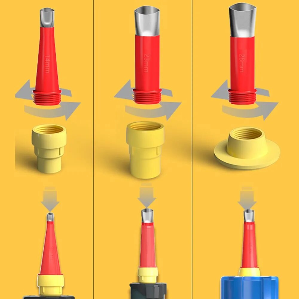 Набор из 22 насадок для пистолета для герметика из нержавеющей стали