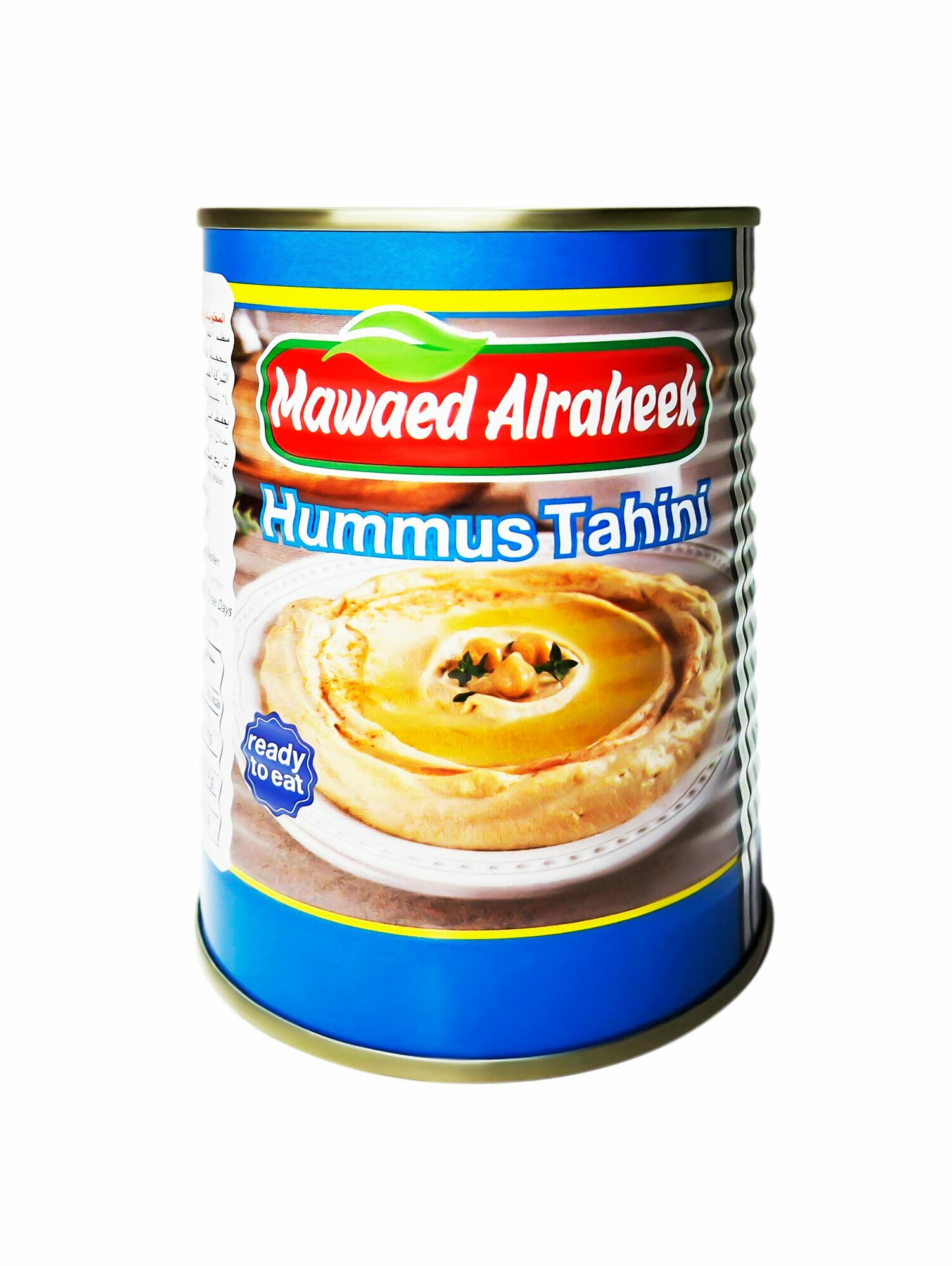 Хумус из нута с кунжутной пастой тахини, "Mawaed Alraheek", Hummus Tahini, 400гр.