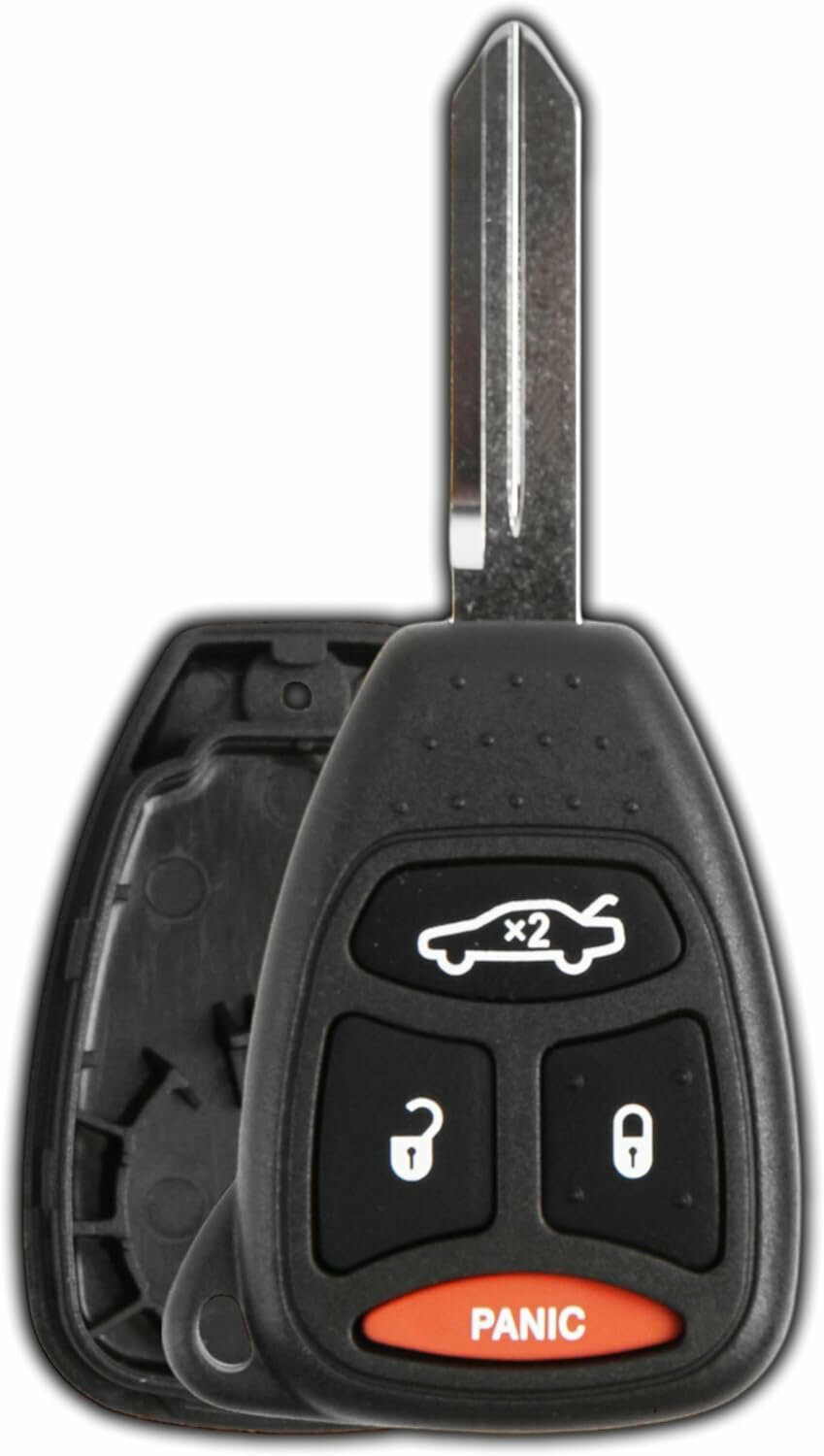 Замена чехла для брелока KeylessOption для 2005, 2006, 2007, 2008, 2009, 300 Aspen Charger Durango Commander Cherokee Re