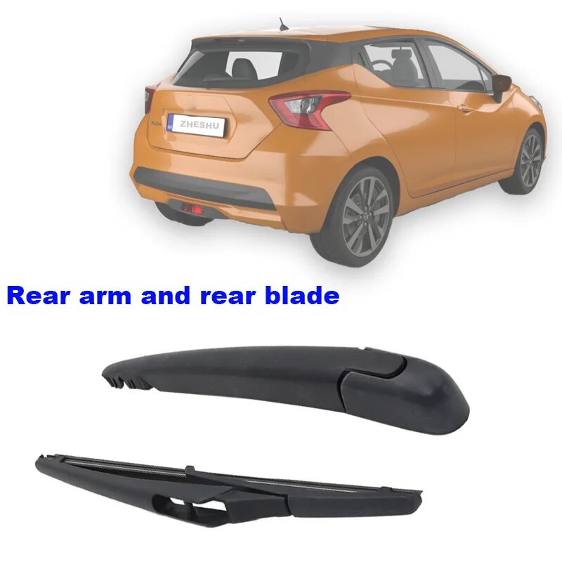 Задний дворник в сборе подходит для рычага заднего стеклоочистителя Nissan Micra K14 года модели 2021, 1819.