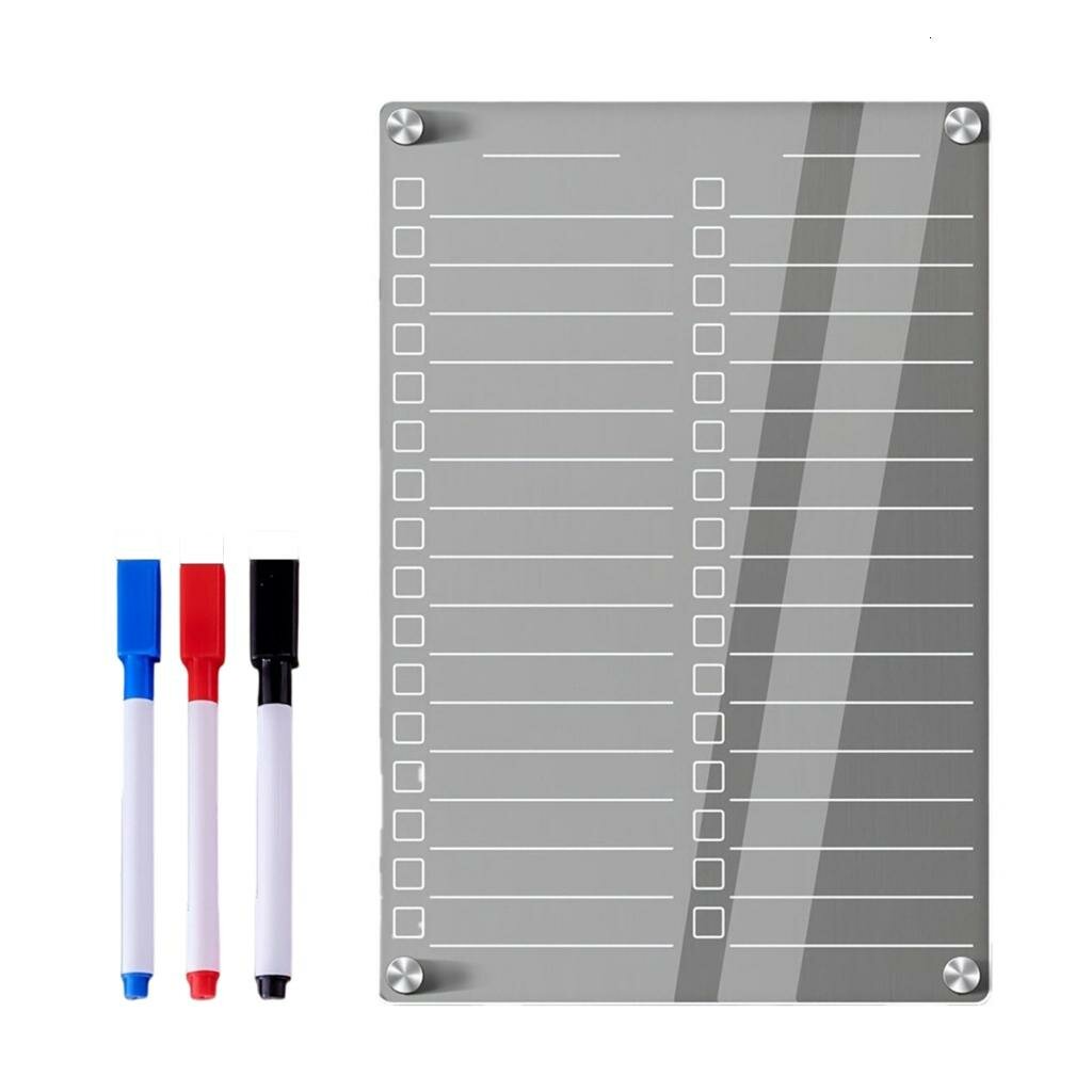 Белая доска с маркерами для планирования