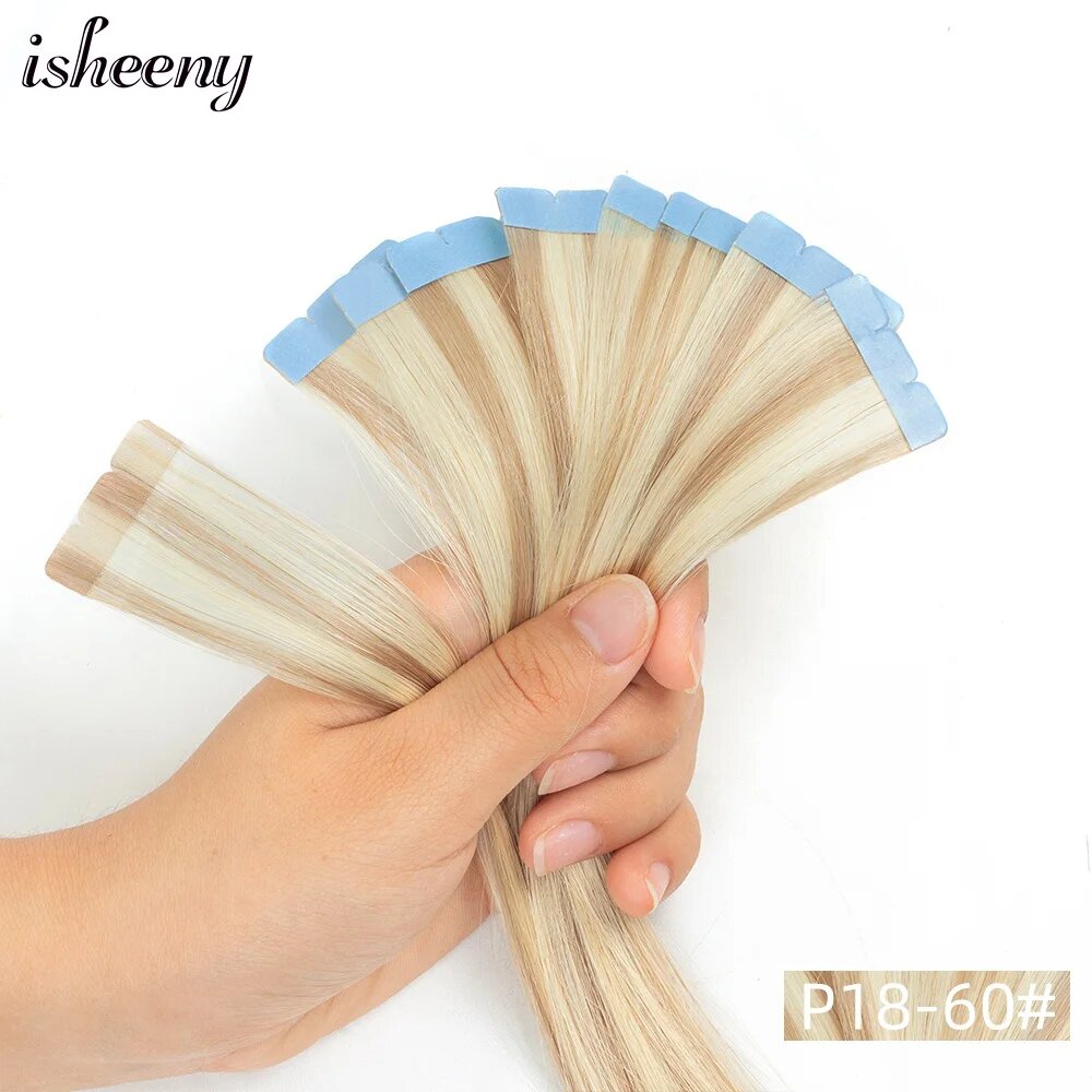 Ленты для наращивания волос Isheeny P18-60, 12 дюймов