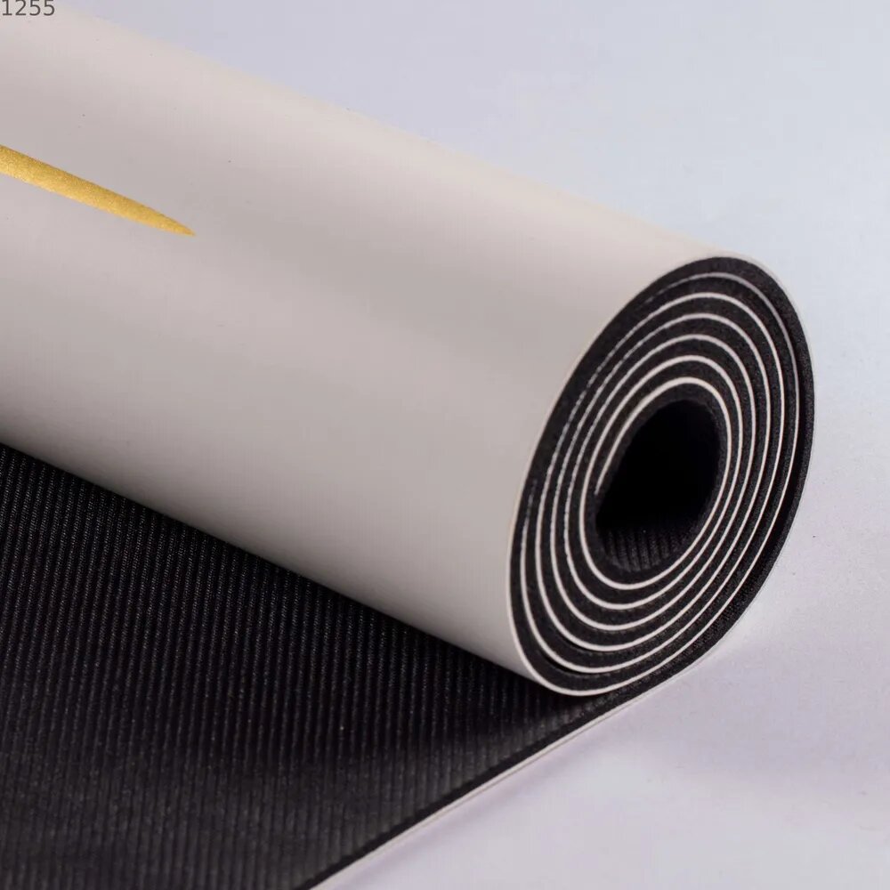 Коврик для йоги и фитнеса11, каучуковый коврик - 1 шт, чехол - 1 шт. N520 O139,183*64, Белый, Чехол в комплекте