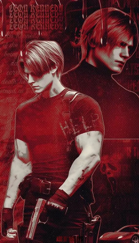 Алмазная Картина "Resident Evil Игра Леон Кеннеди" 30х40 См Алмазная Вышивка / Картина Стразами Подарков