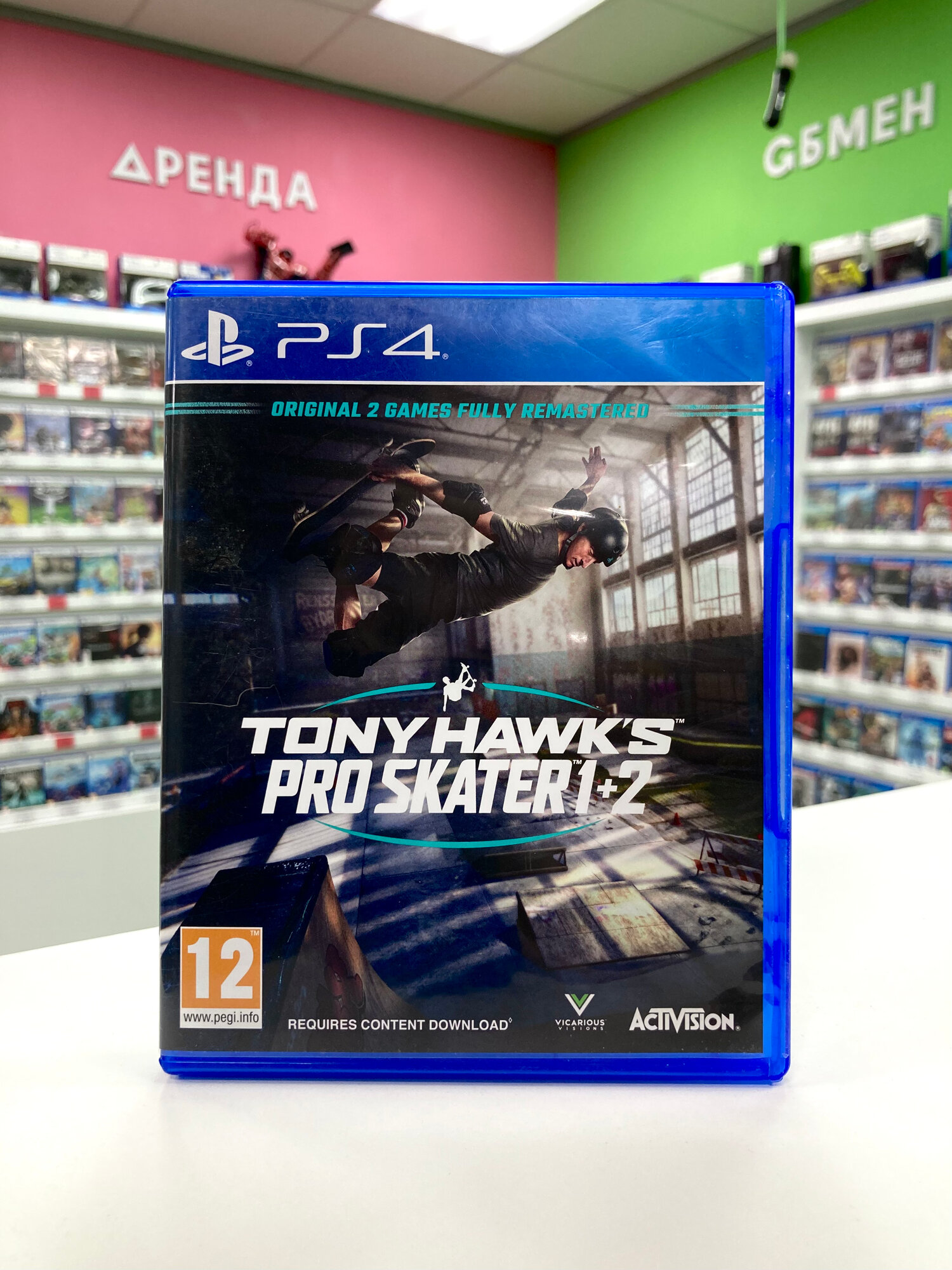 PS4 Tony Hawk’s Pro Skater 1 + 2 б/у