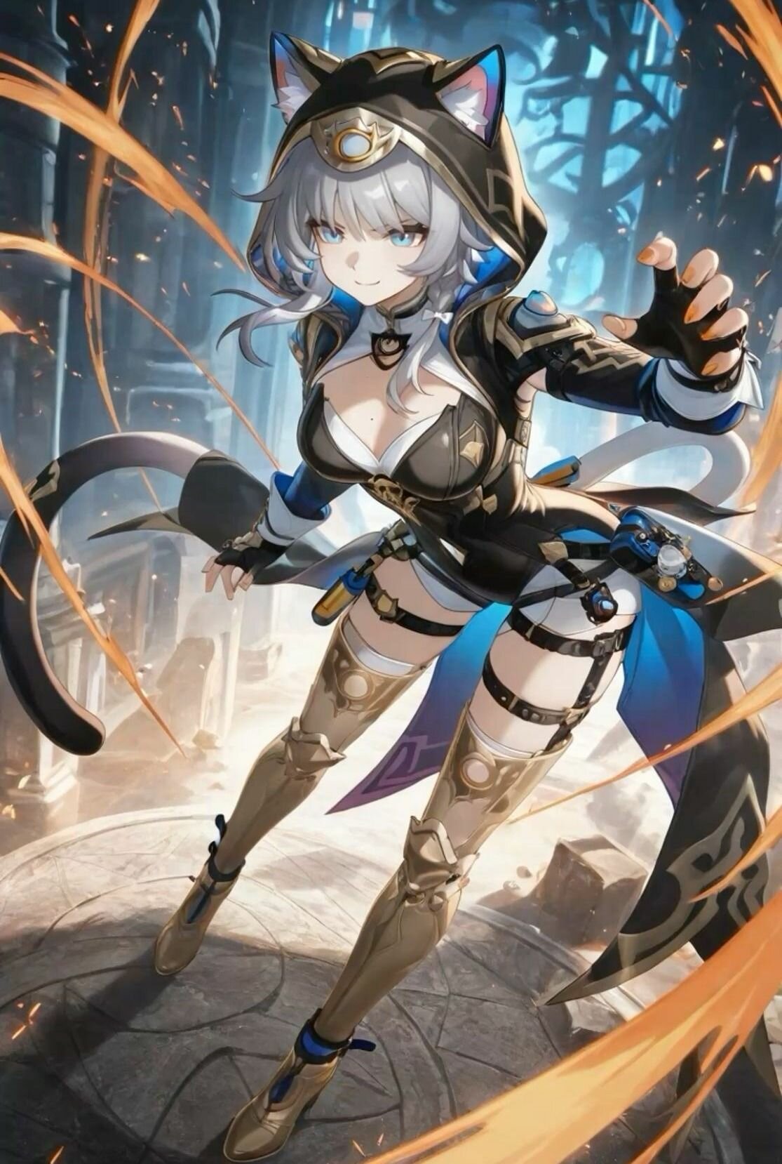 Алмазная Картина "Honkai Impact: Star Railway Gold Sand" 30х40 См Алмазная Вышивка / Картина Стразами Подарков