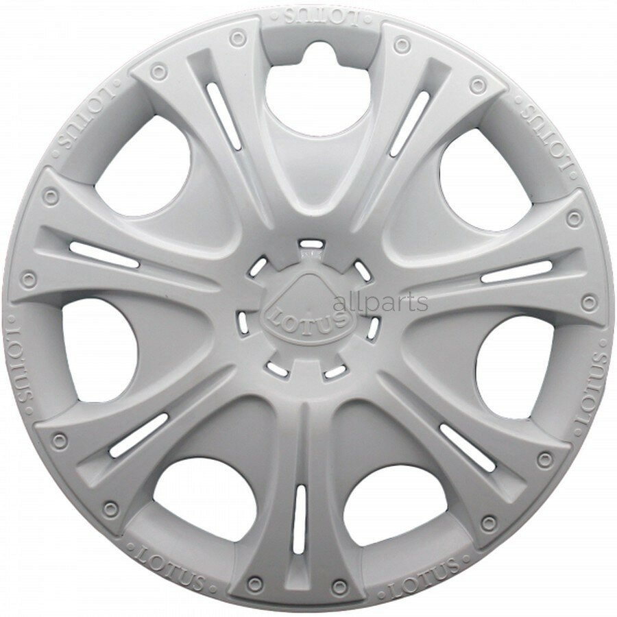 REDMARK RM11332 Колпак колеса R13 Лотус белый (пруж) кт 4 шт.(2+2)