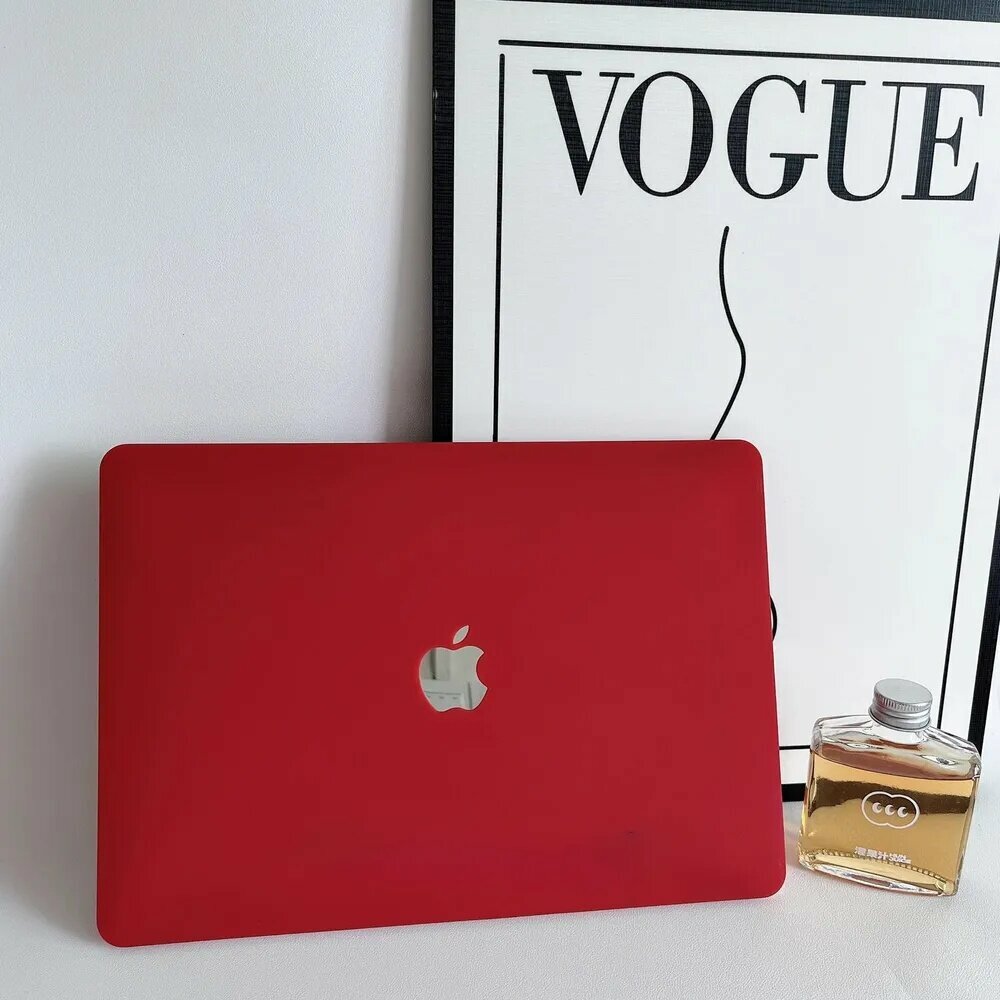Жесткий кейс Macbook Чехол-накладка Case для Retina 12 ( A1534 ) Матовый красный