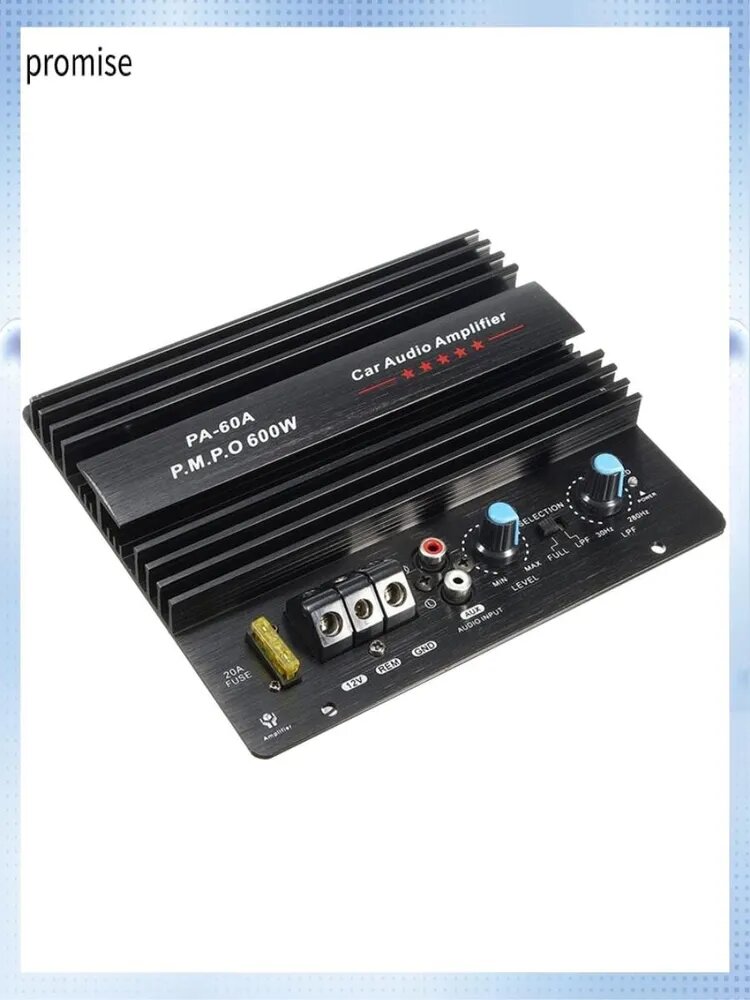 12V 600W Car Audio Усилитель Мощности Boord Сабвуфер Без Потерь Мощный Моноканальный Repalcement
