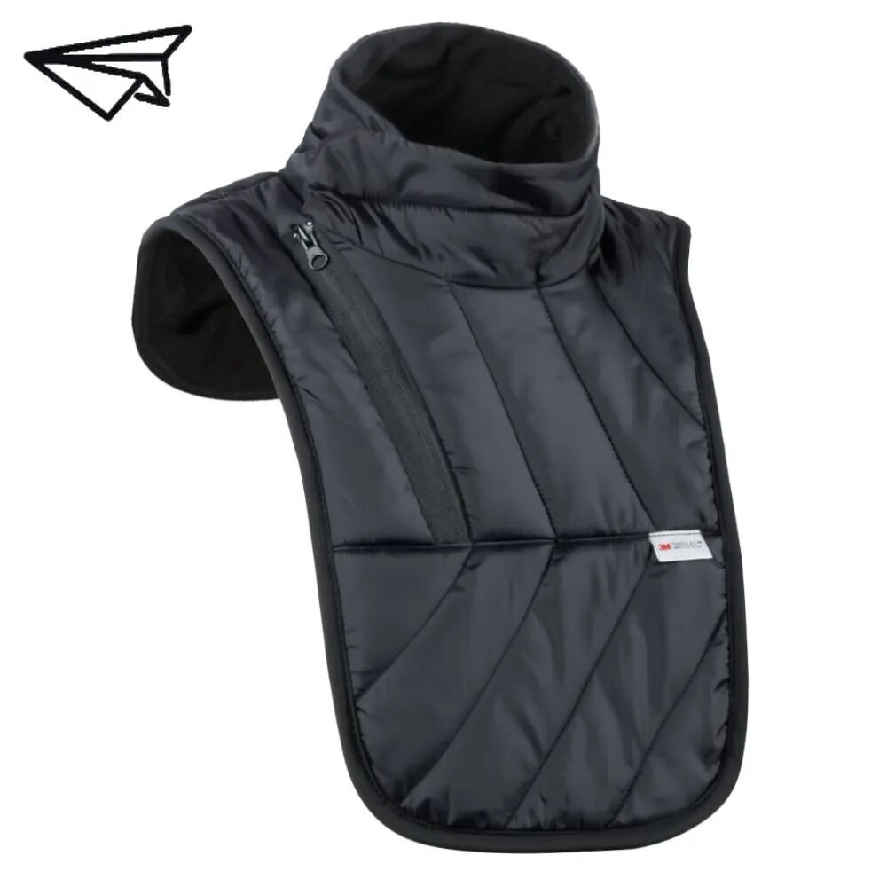 Защита шеи мотоциклиста L/XL, цвет черный, ветрозащита, холодостойкий