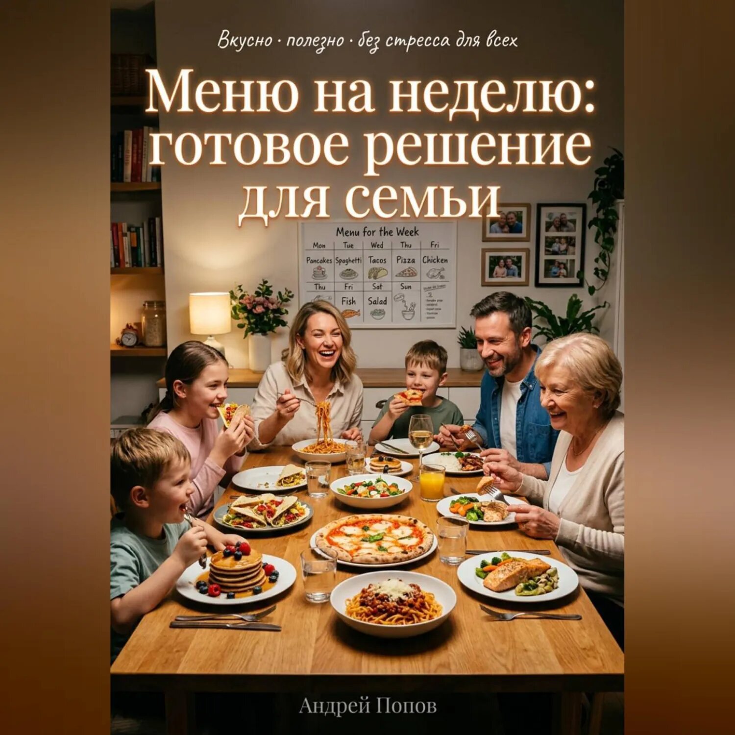 Меню на неделю: готовое решение для семьи [Аудиокнига]