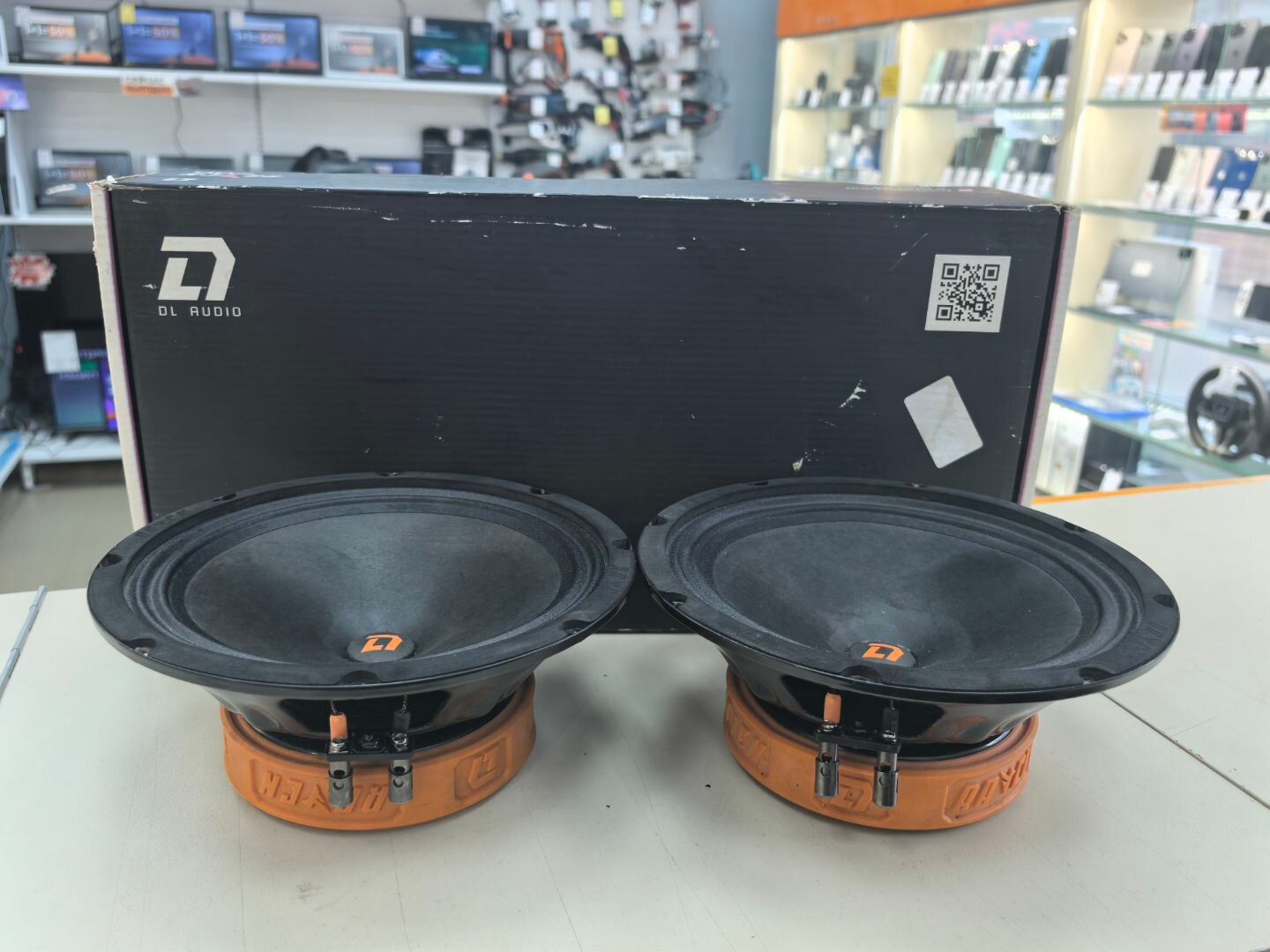 Динамики автомобильные 20 см DL Audio Raven 200 V.2 пара 250Вт, б/у