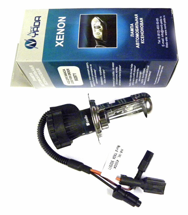 Лампа ксенон H4 4300K (биксенон) KET 9 32V 35W / Nord YADA / 902971