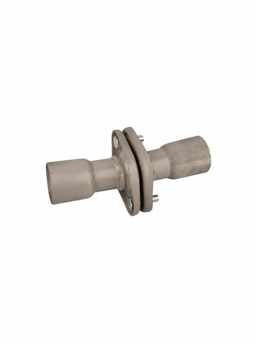 Фланец глушителя с кольцом d52/55 L 210мм, 2 болта алюм. (BOOMERANG)