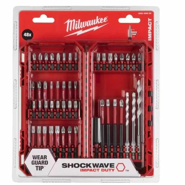 Набор бит Milwaukee (48шт) Shockwave GEN III 4932492005