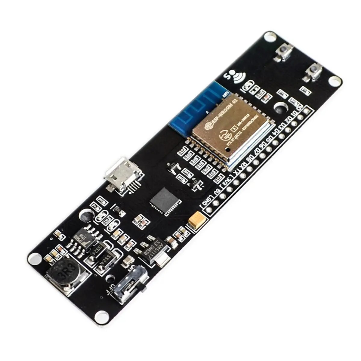 Разработка платы WeMos D1 ESP-02 с модулем зарядки аккумулятора 18650