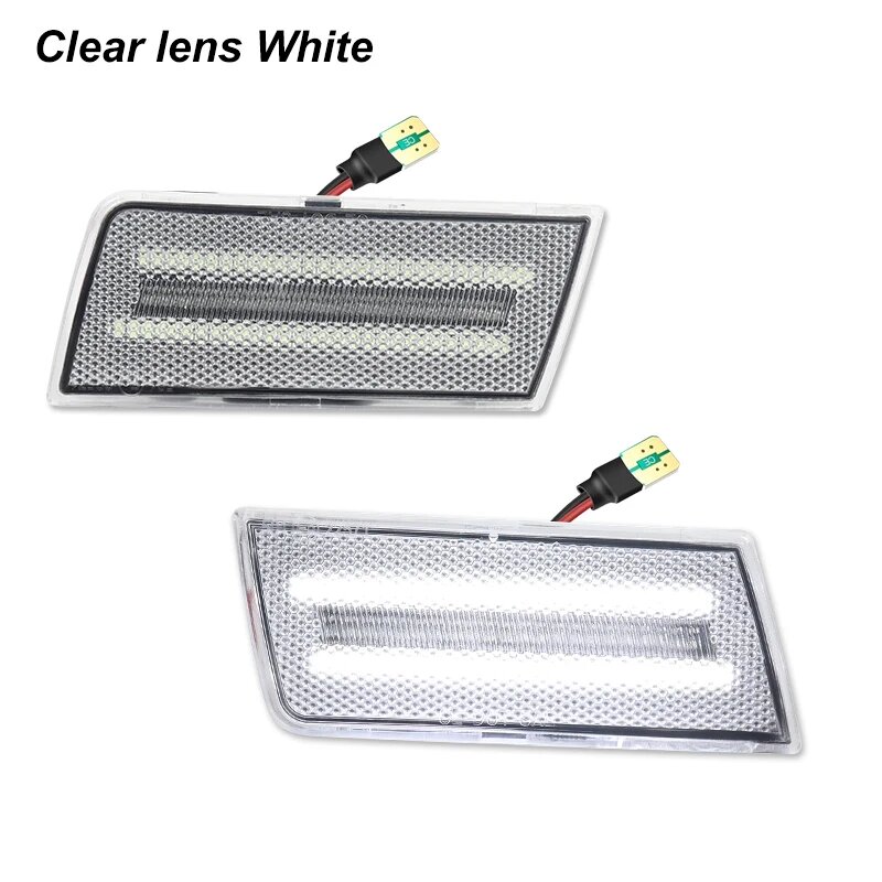 Светодиодные габаритные огни Clear Lens white для Chrysler 300 2005-2010