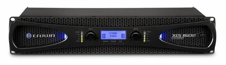 Crown Crown XLS1502 DriveCore 2 Усилитель, 2 канала, DSP, 2x775Вт/2Ом, 2x525Вт/4Ом, балансные XLR/RCA входы