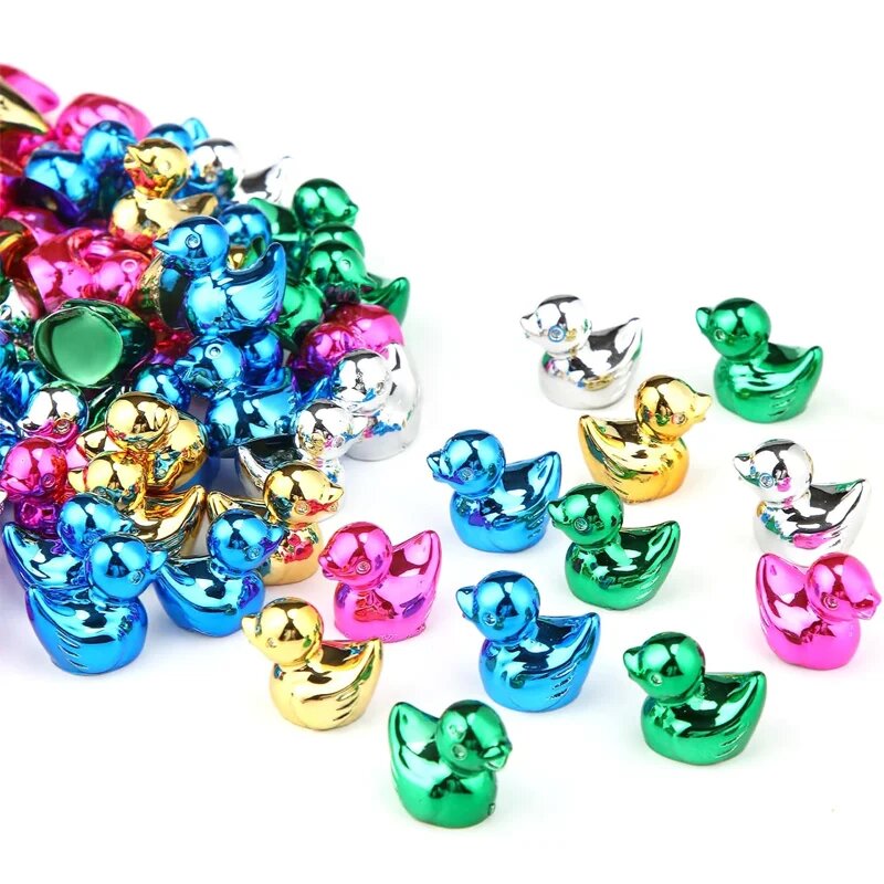 Миниатюрные резиновые уточки для декора 10pcs, A