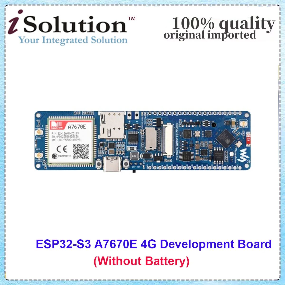 Модуль ESP32-S3 A7670E 4G Waveshare — фото 1