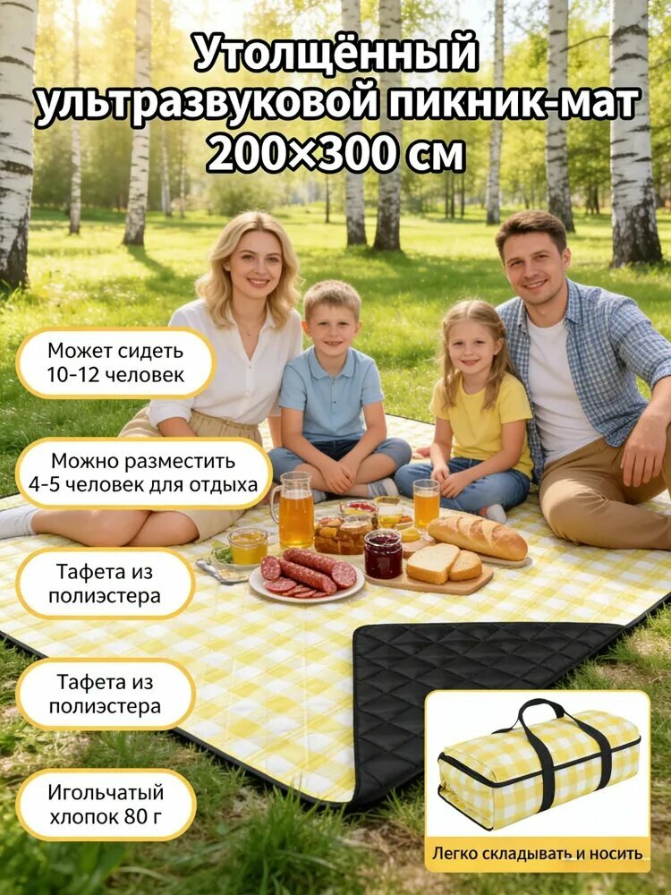 Коврик для палатки для пикника 200*300cm