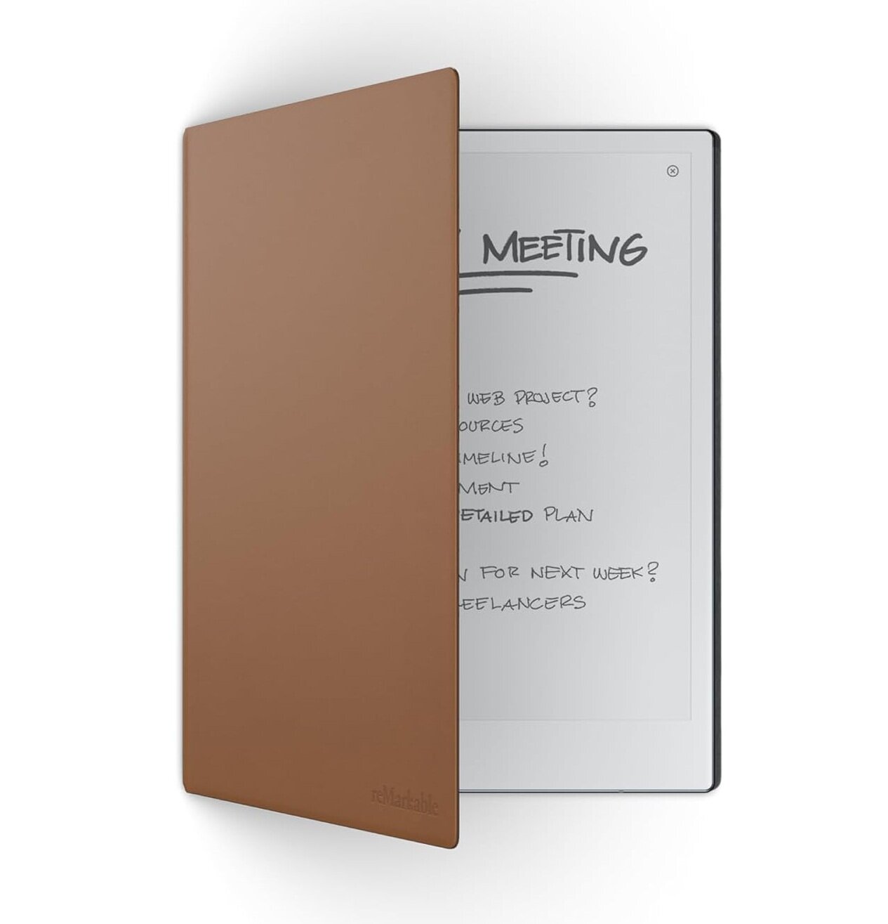 Чехол-книжка reMarkable Book Folio Premium Leather Brown для reMarkable 2 коричневый