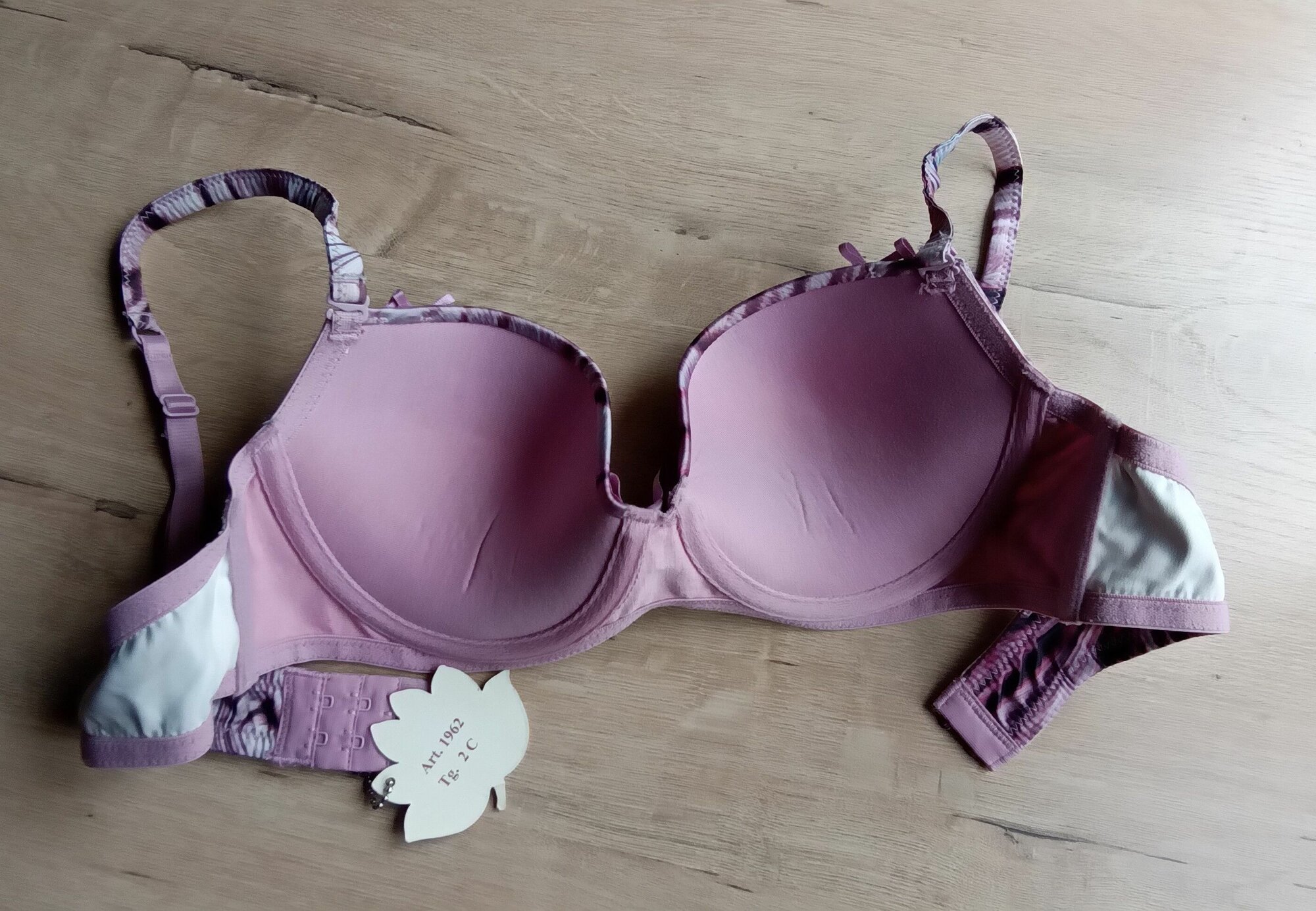 Комплект нижнего белья Dimanche lingerie, размер 70C, сливовый — фото 1