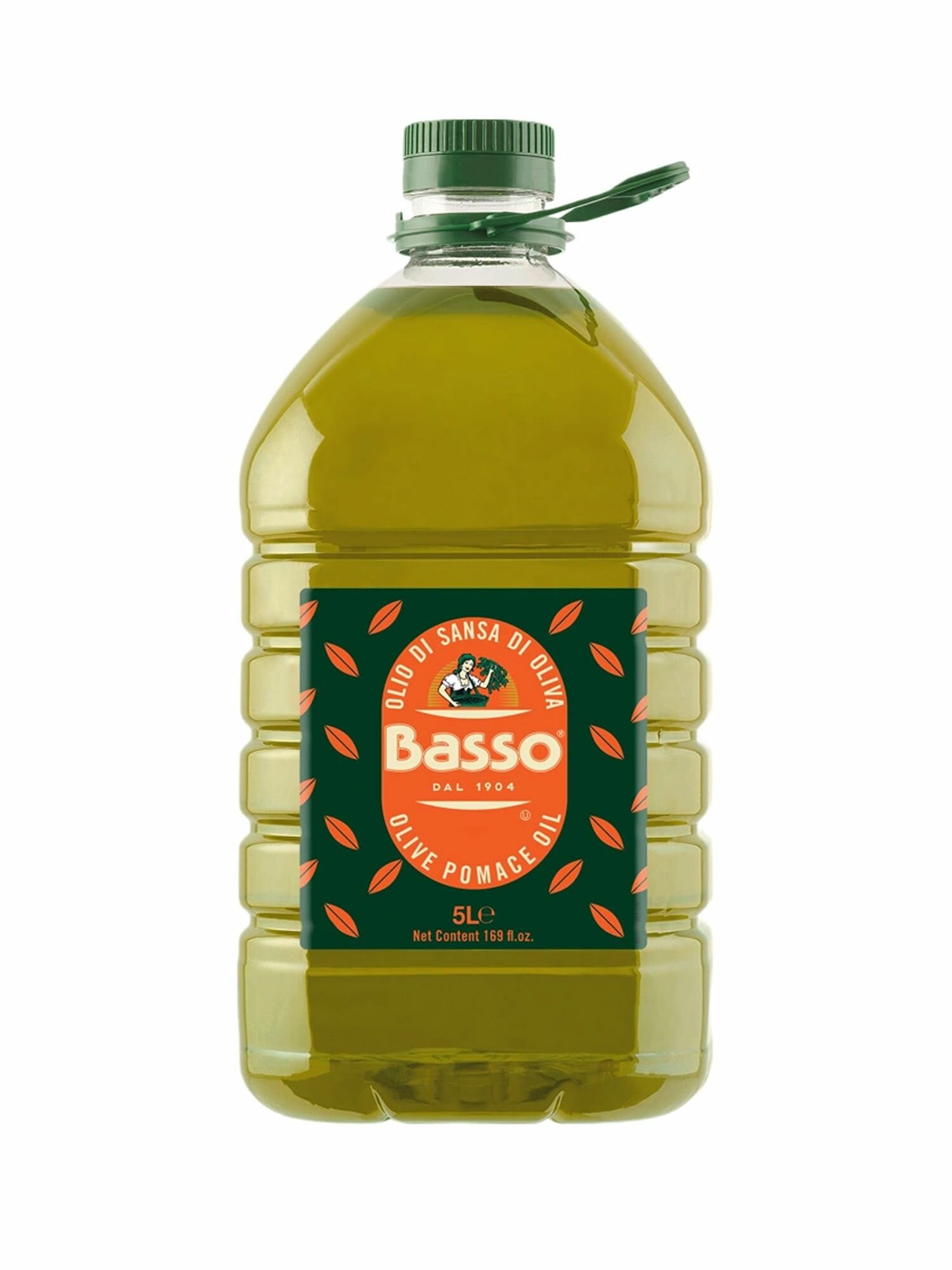 Масло Оливковое Pomace Basso 5л пэт