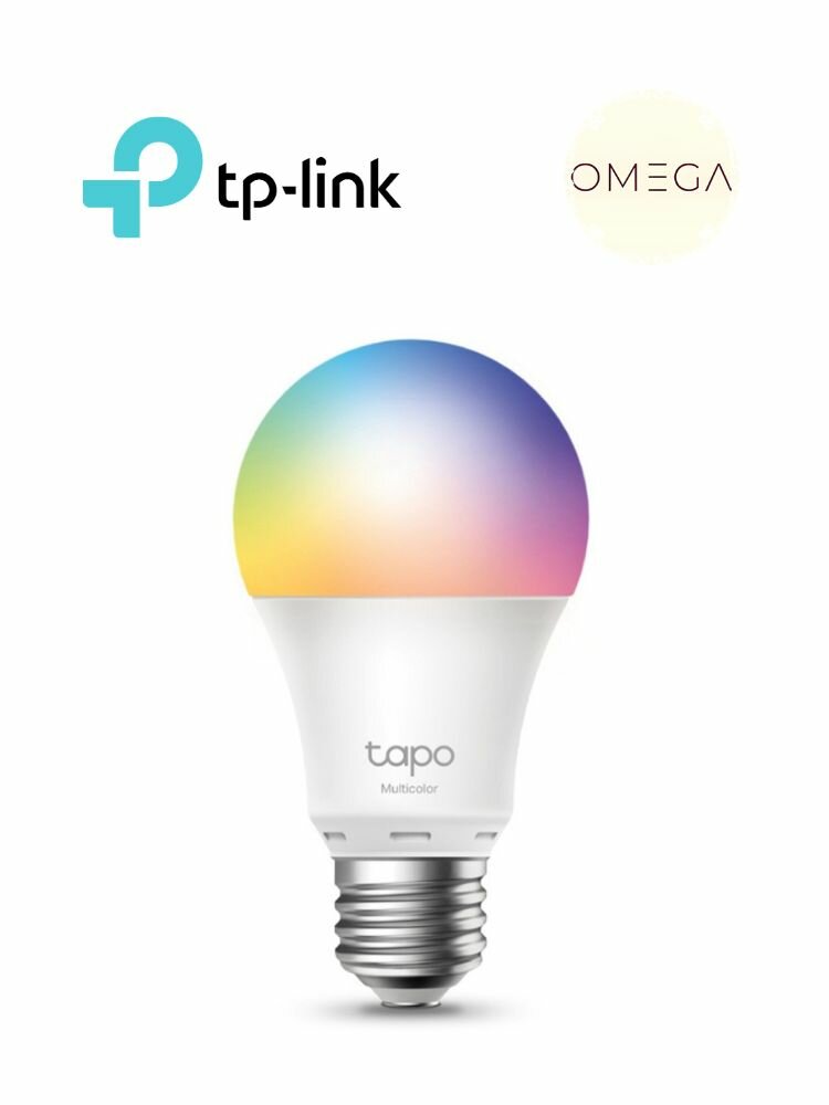 TP-Link Лампочка, Цоколь: E27, 8.7 Вт, Светодиодная, 1 шт.