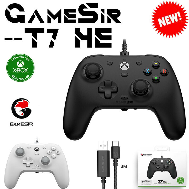 Игровой геймпад GameSir G7 HE, для Xbox One, Xbox Series, Steam, ПК