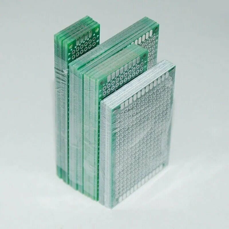 20 шт. компл Печатная Плата ProtoBoard Монтажная Плата Stripboard 2X8 3X7 4X6 5X7 по 5 шт. каждая