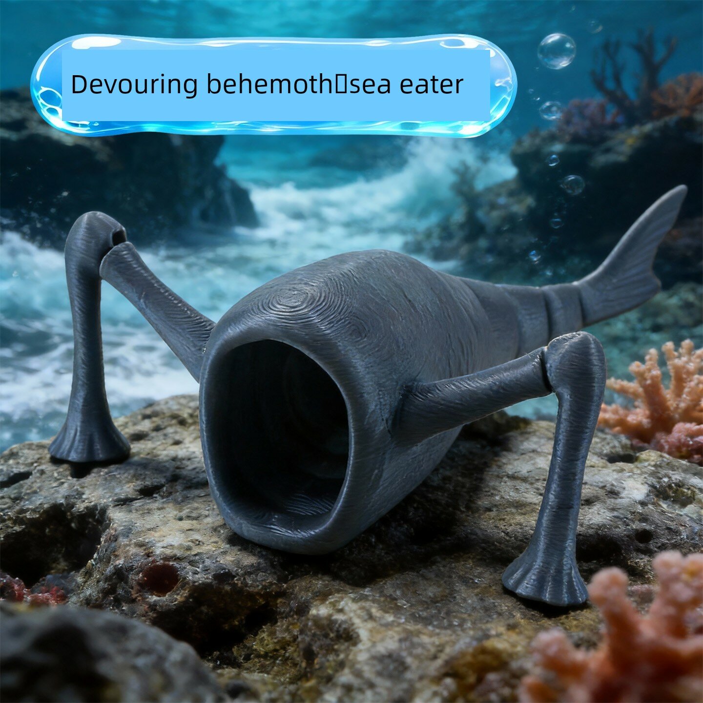 3D-фигурка морского чудовища: Морской поедатель для детей, обучающая игрушка океанского создания