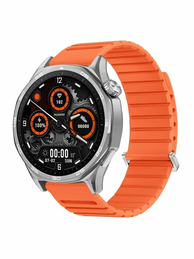 Силиконовый магнитный ремень 22мм для Huawei Watch GT Runner 2