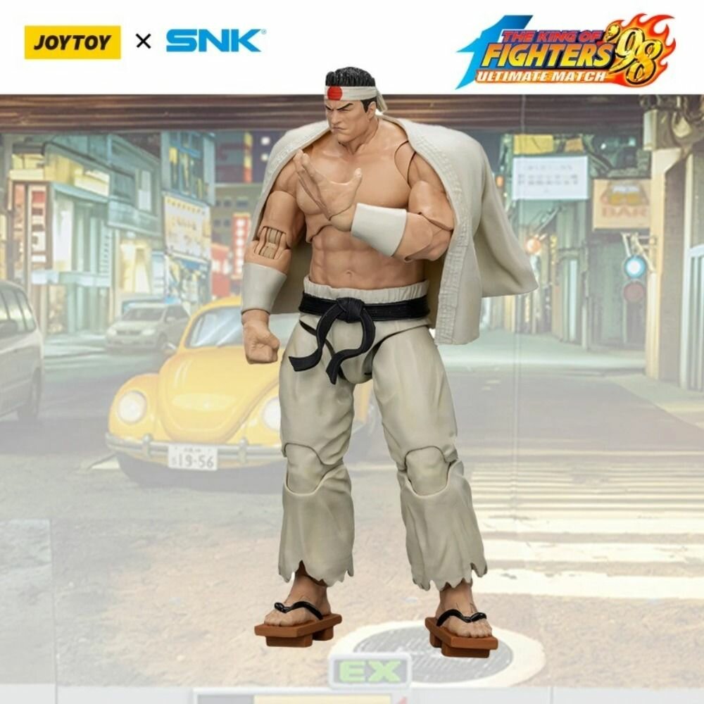 Фигурка JOYTOY SNK KOF 98UM 1/18: Леона Ральф Кларк, Ке Горо Бенимару