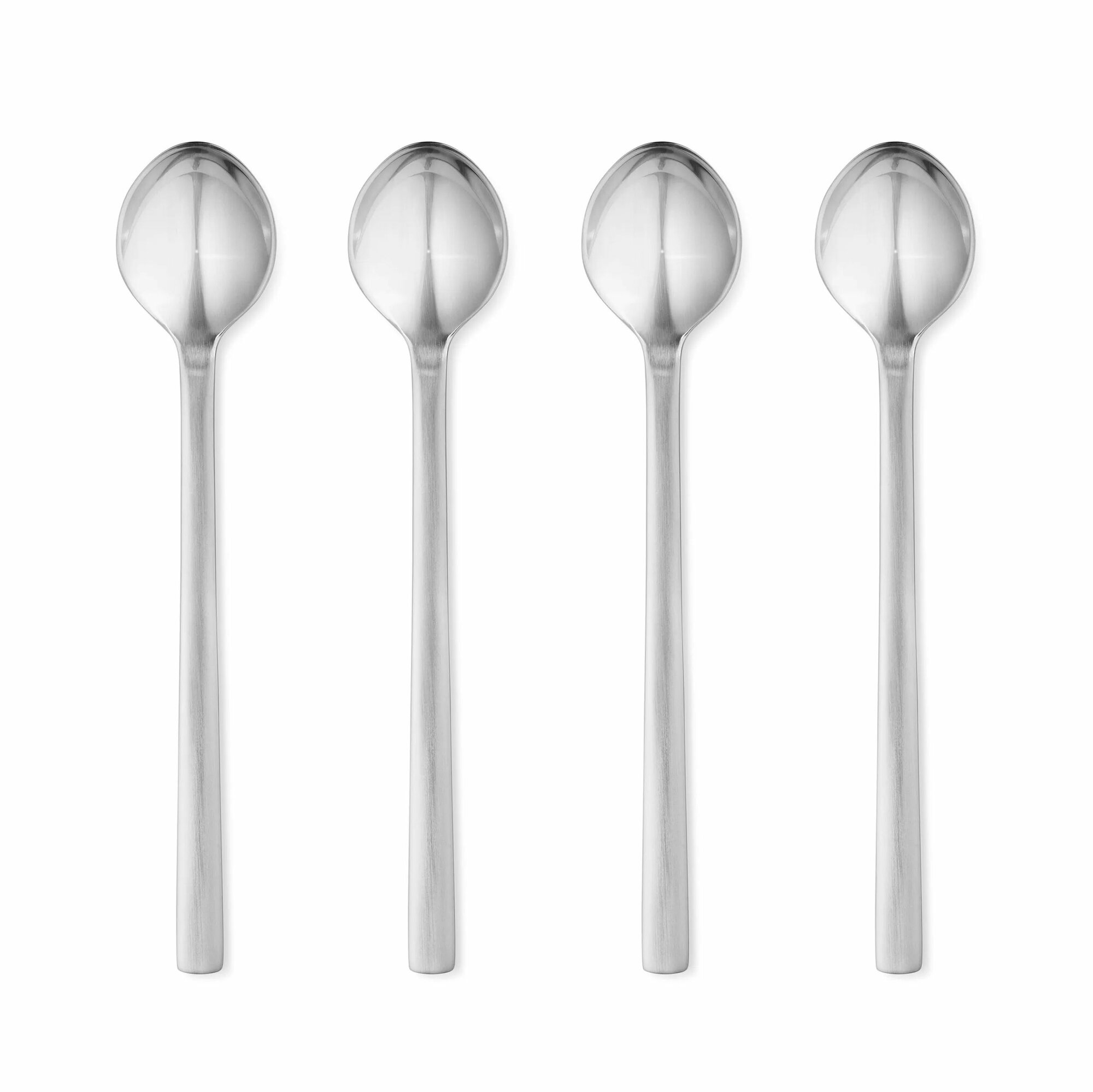 Набор из 4 ложек для латте New York, Henning Koppel для Georg Jensen, цвет серебро