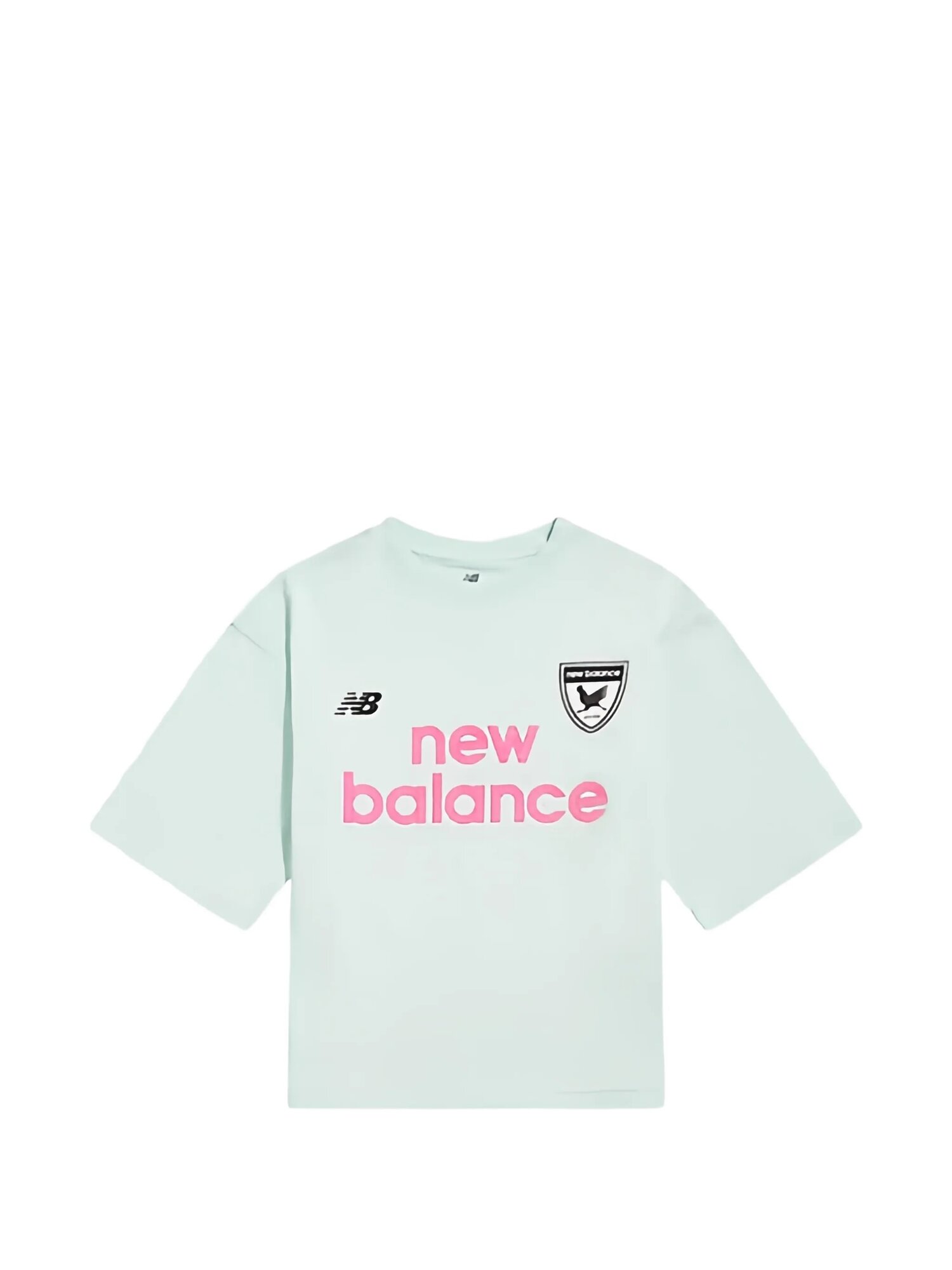Футболка New Balance, размер 16 лет, зеленый,