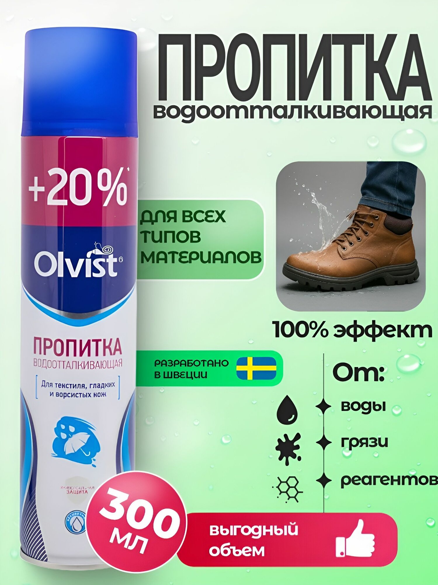 Olvist Пропитка водоотталкивающая