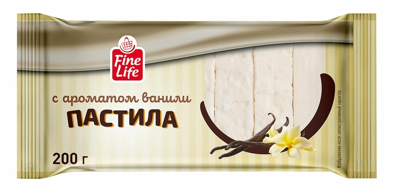 Fine Life Пастила с ароматом ванили, 200 г