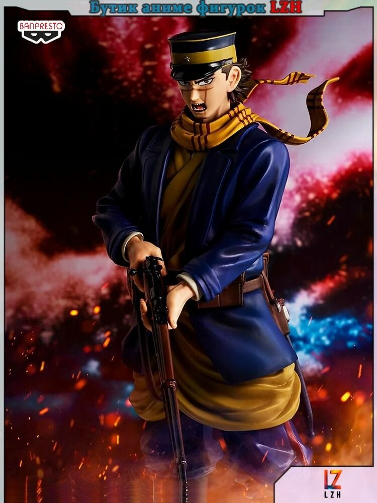 Аниме Фигурка BANDAI SPIRITS MASTERLISE Sugimoto Saichi из "Golden Kamuy" 25cm (LZH)