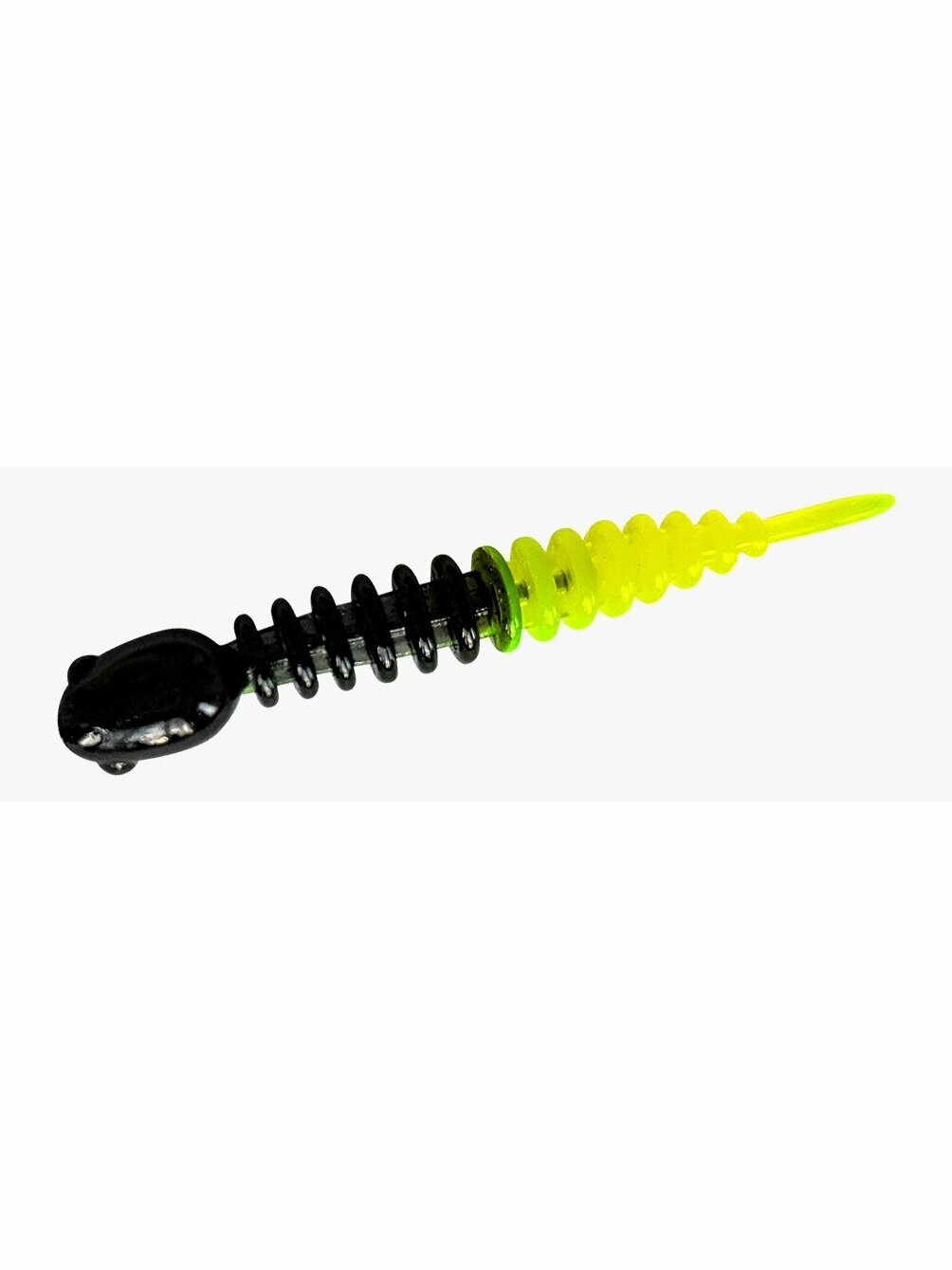 Силиконовая приманкаTROUT BAIT в банке, CHUB 50, СЫР, COL. 18 (Black-Lemon)