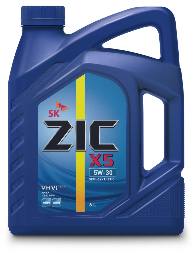 Масло моторное ZIC X5 5W30 п/с (6л) 172621