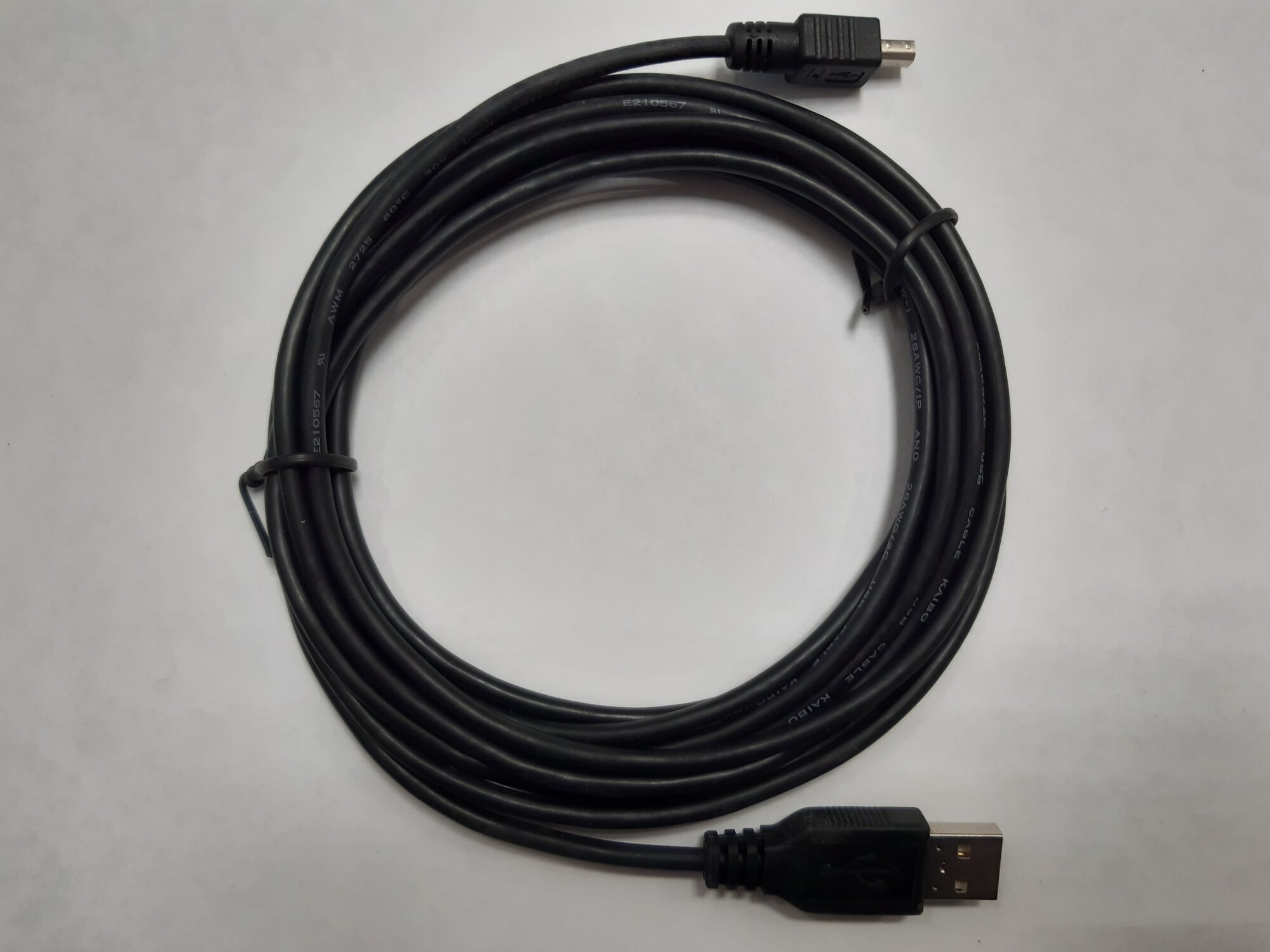 Кабель соединительный USB-A на mini USB-B 3 метра