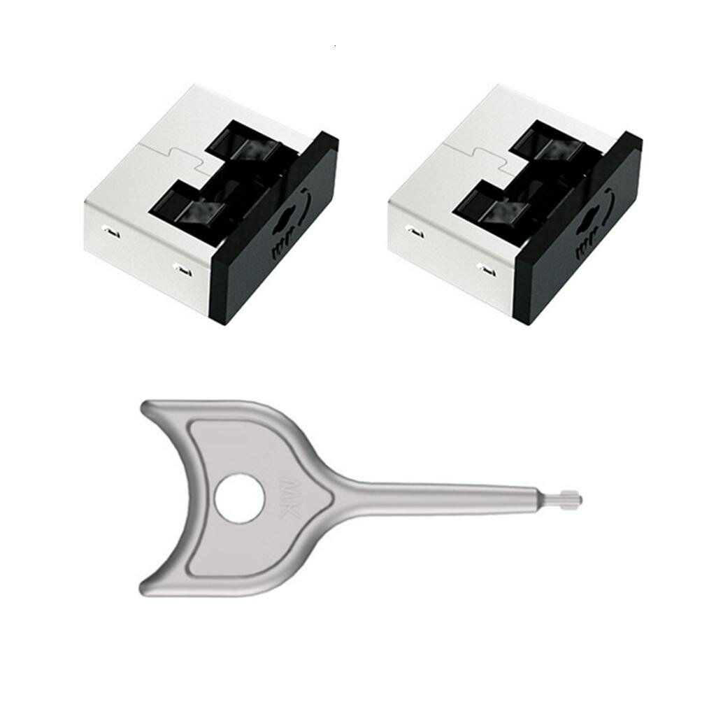 Блокиратор USB-порта, 2 черных и 1 клавиша